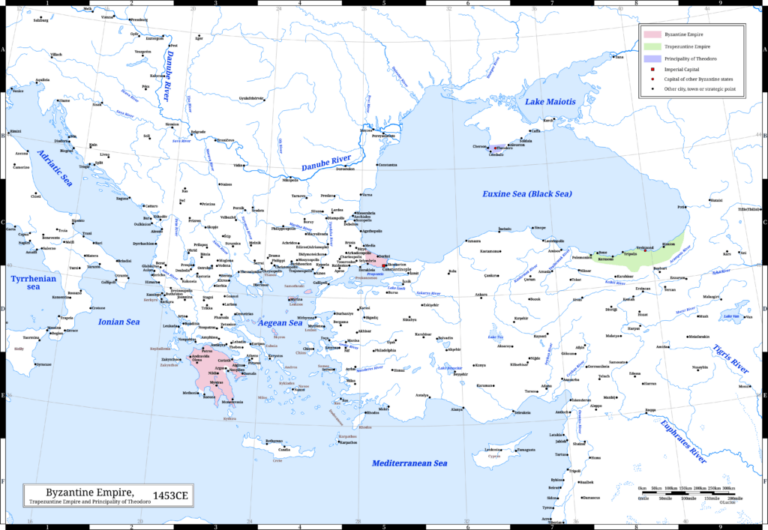 The Byzantine Empire in maps : a turbulent history. - Byzantine World