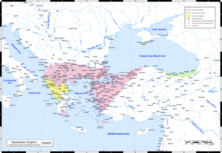 The Byzantine Empire in maps : a turbulent history. - Byzantine World