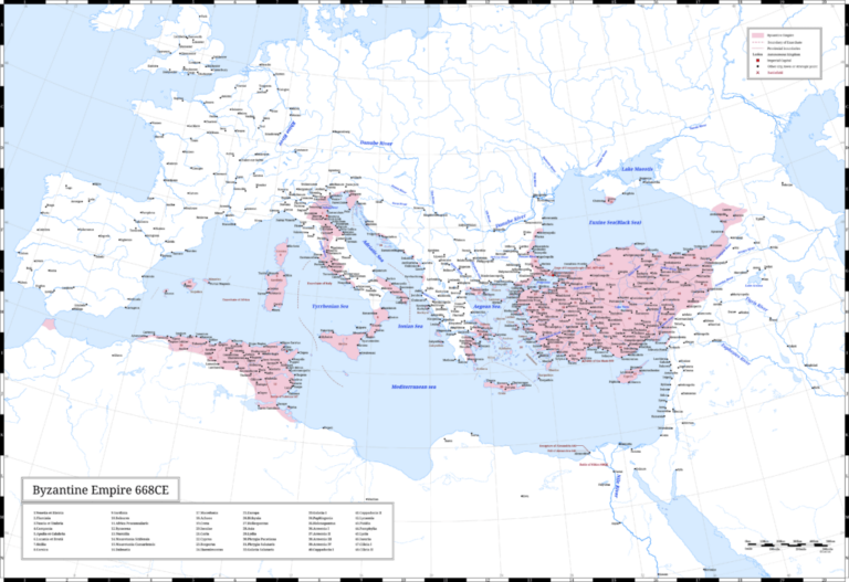 The Byzantine Empire in maps : a turbulent history. - Byzantine World